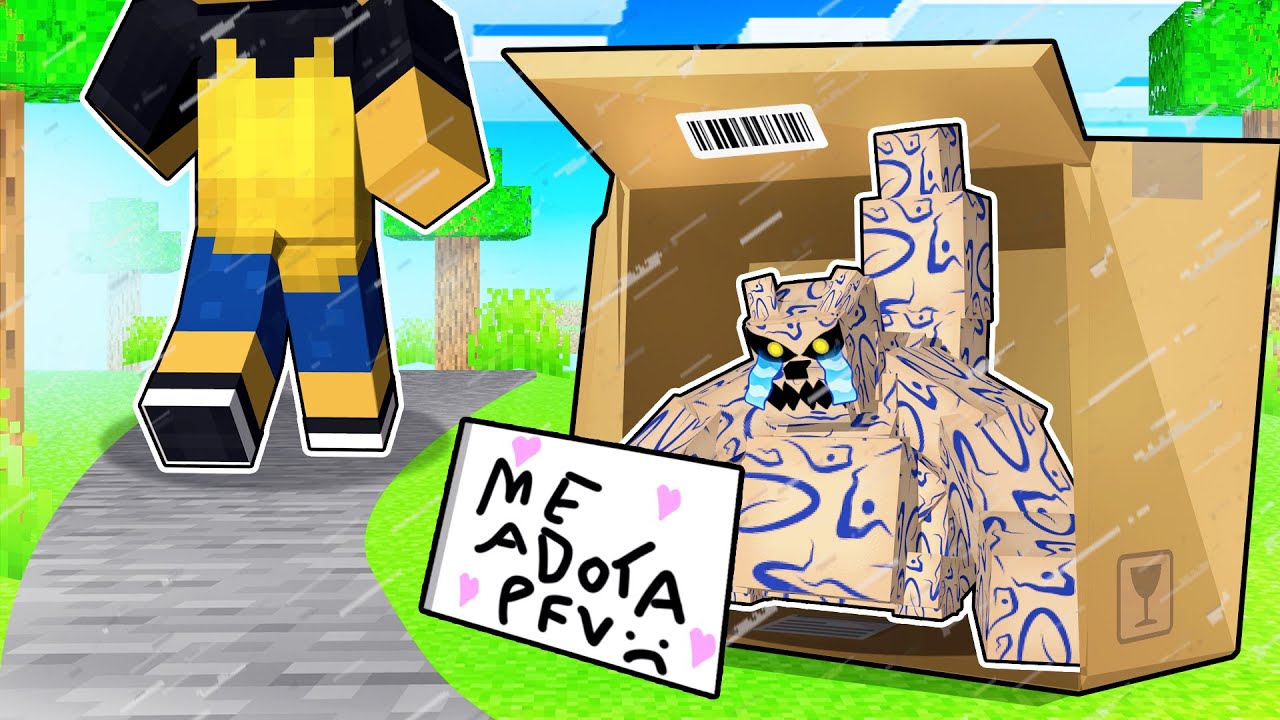 NINGUÉM QUER ADOTAR A BEBE BIJUU no MINECRAFT! *Shukaku* - YouTube