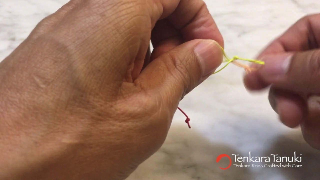 Tenkara Rod connects Line to lillian 101 - YouTube