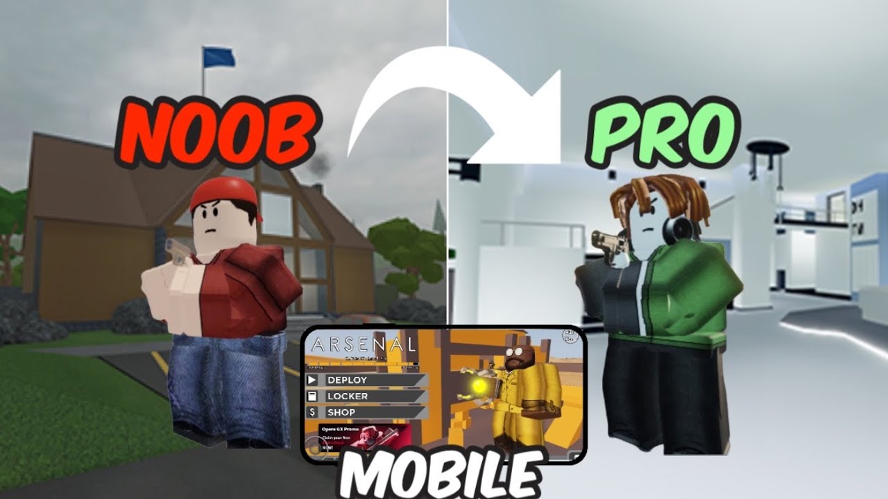 How to be a Pro at Roblox Arsenal on Mobile (Part 2) - YouTube