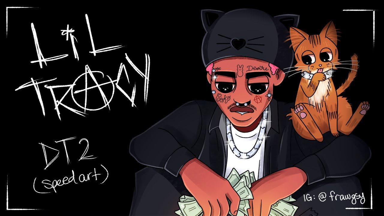 LIL TRACY - DT2 // Cartoon Speedart *PHOTOSHOP* - YouTube