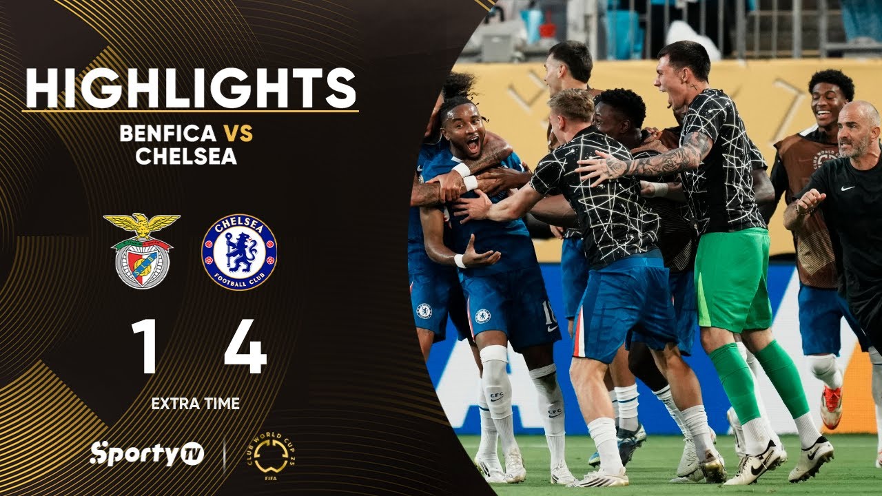 FIFA CLUB WORLD CUP ROUND OF 16 | Benfica 1-4 Chelsea | Round of 16 ...