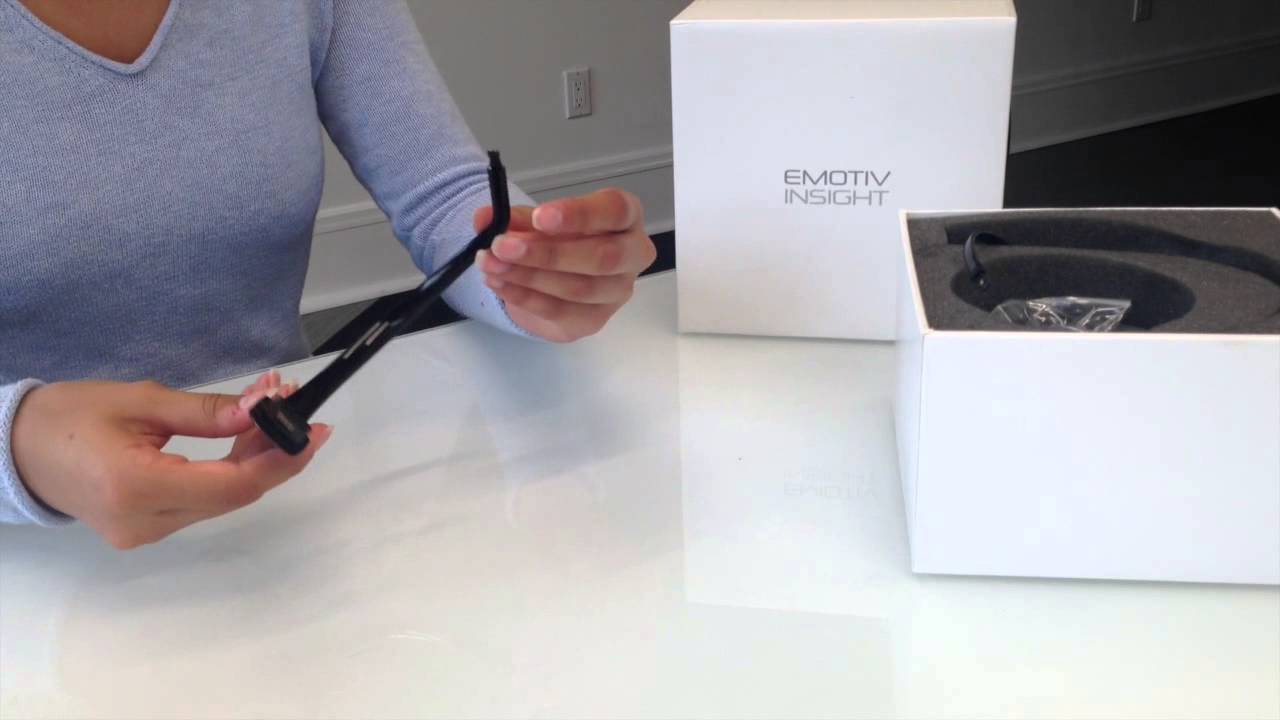 EMOTIV Insight Kickstarter Unit Unboxing Stealth Black - YouTube