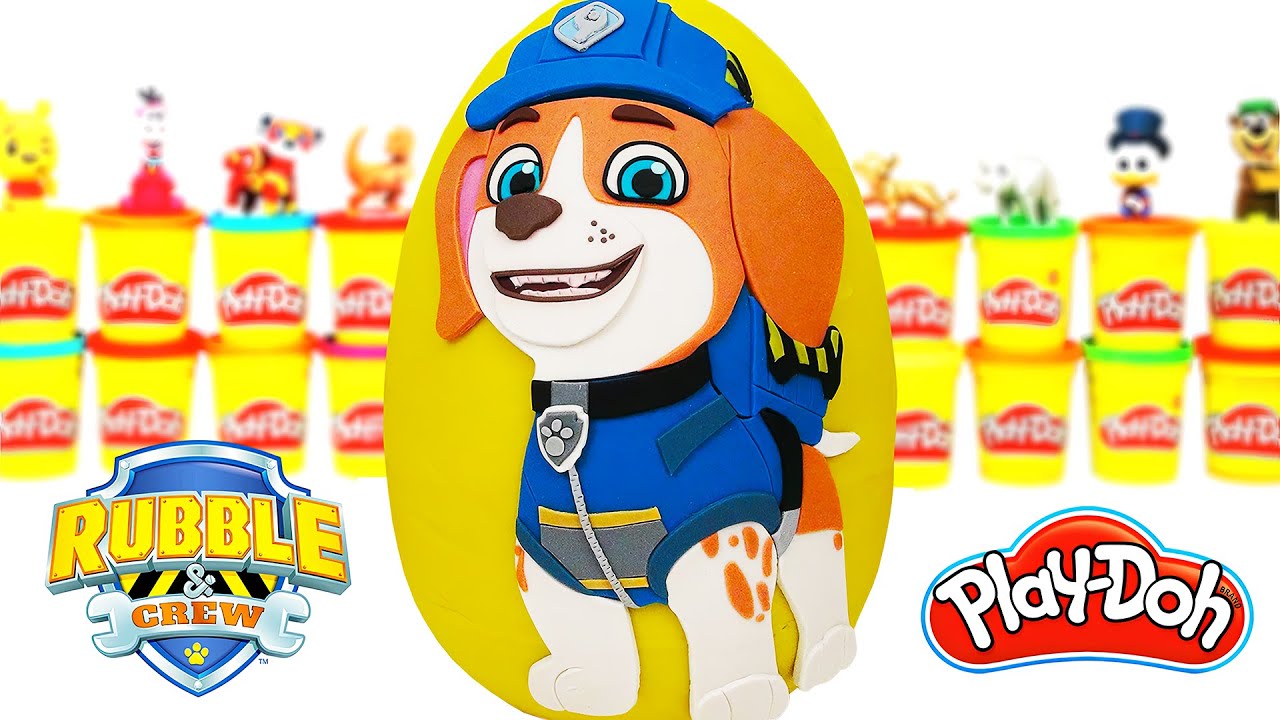 Huevo Sorpresa Gigante de Wheeler de Rubble y su Equipo en Español ...