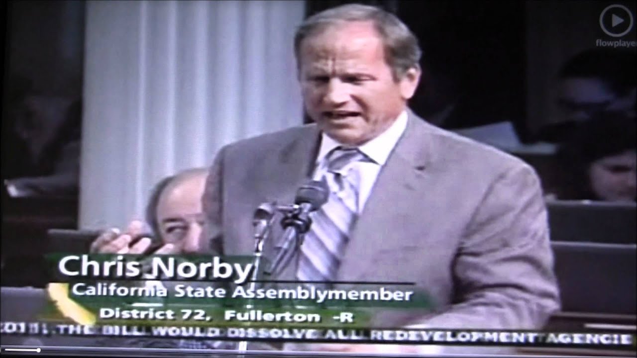 Chris Norby Fighting to End Redevelopment Abuse - YouTube