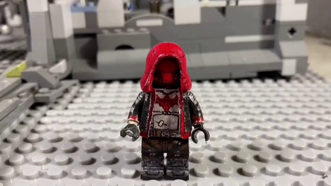 LEGO Red Hood (Arkham Knight Custom Figure) - YouTube