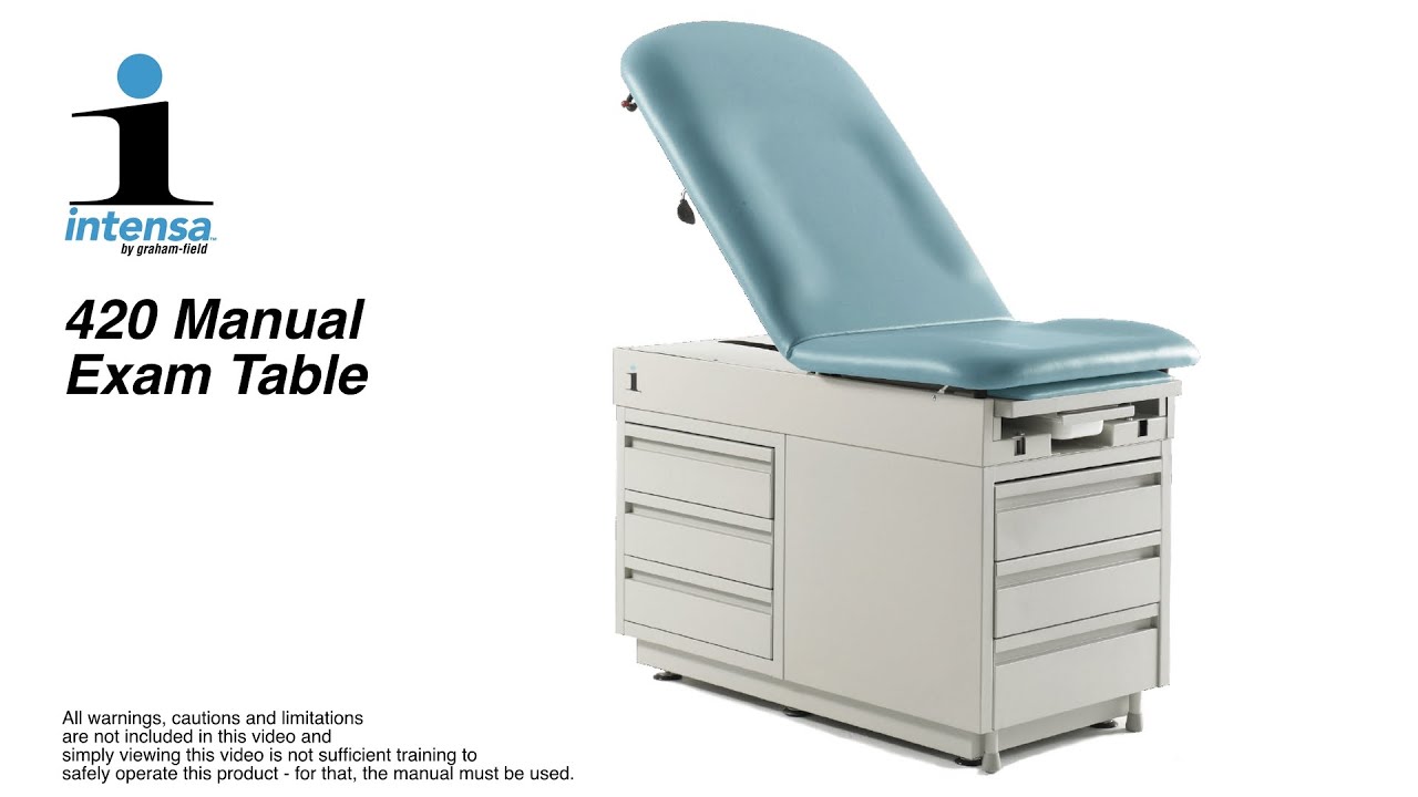 Intensa™ 420 Manual Exam Table - YouTube