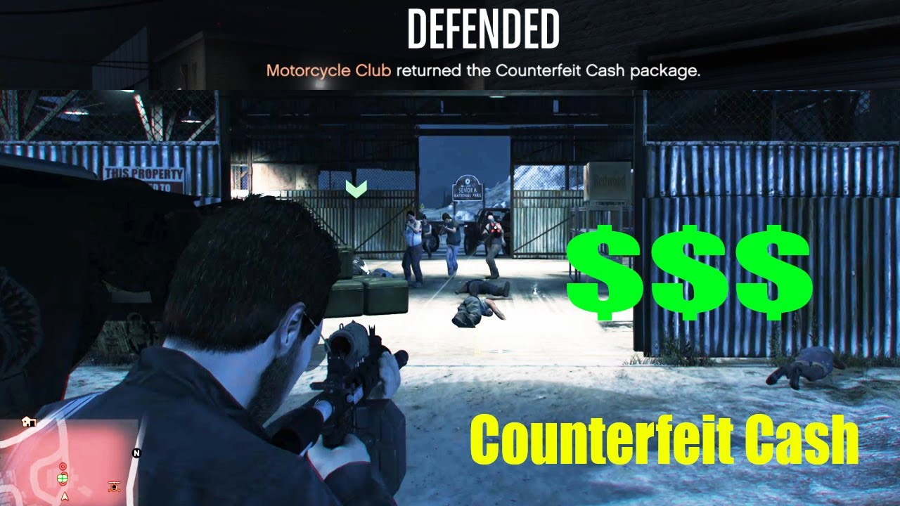 Defend My Factory - Counterfeit Cash Raid | Gta 5 Online - YouTube