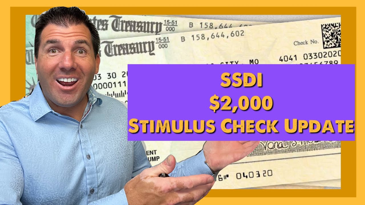 SSDI $2,000 Stimulus Check Update for Social Security Disability | As ...