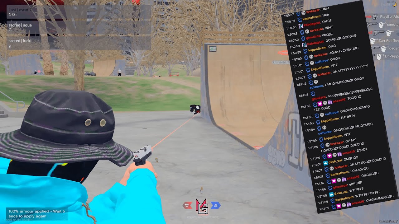 Aqua | FiveM Montage + Streamers Reactions - YouTube