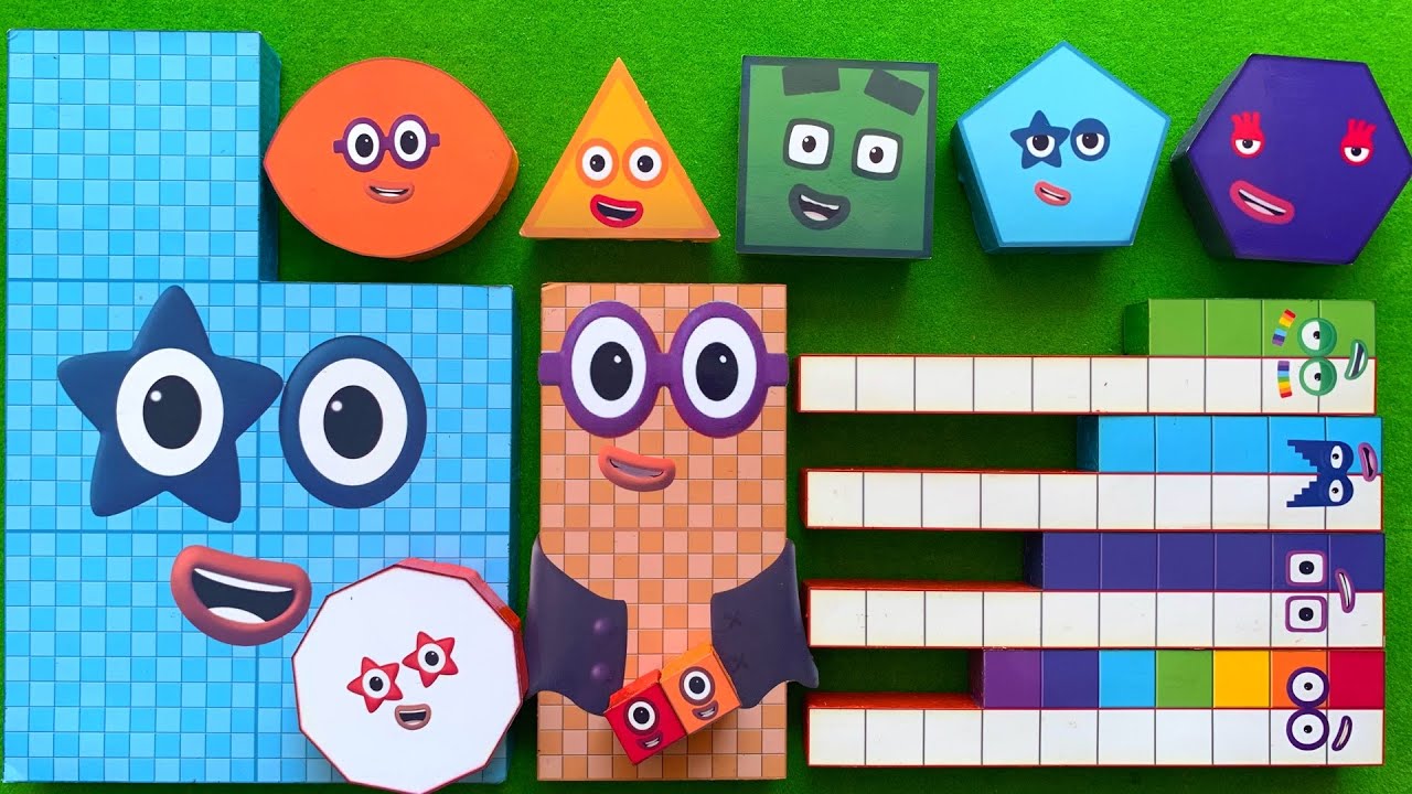 Looking for Numberblocks NEW 764 Puzzle Tetris Shape | ASMR chirping of ...