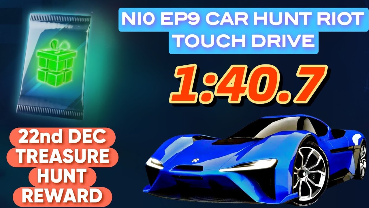 Asphalt 9 Free Treasure Hunt Reward December 22 | Car hunt Riot : Nio ...
