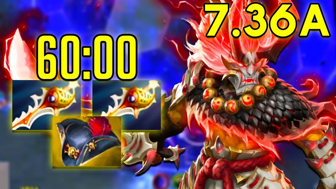 JUGG NERFED STILL INSANE - 1 hour game new patch 7.36a - YouTube