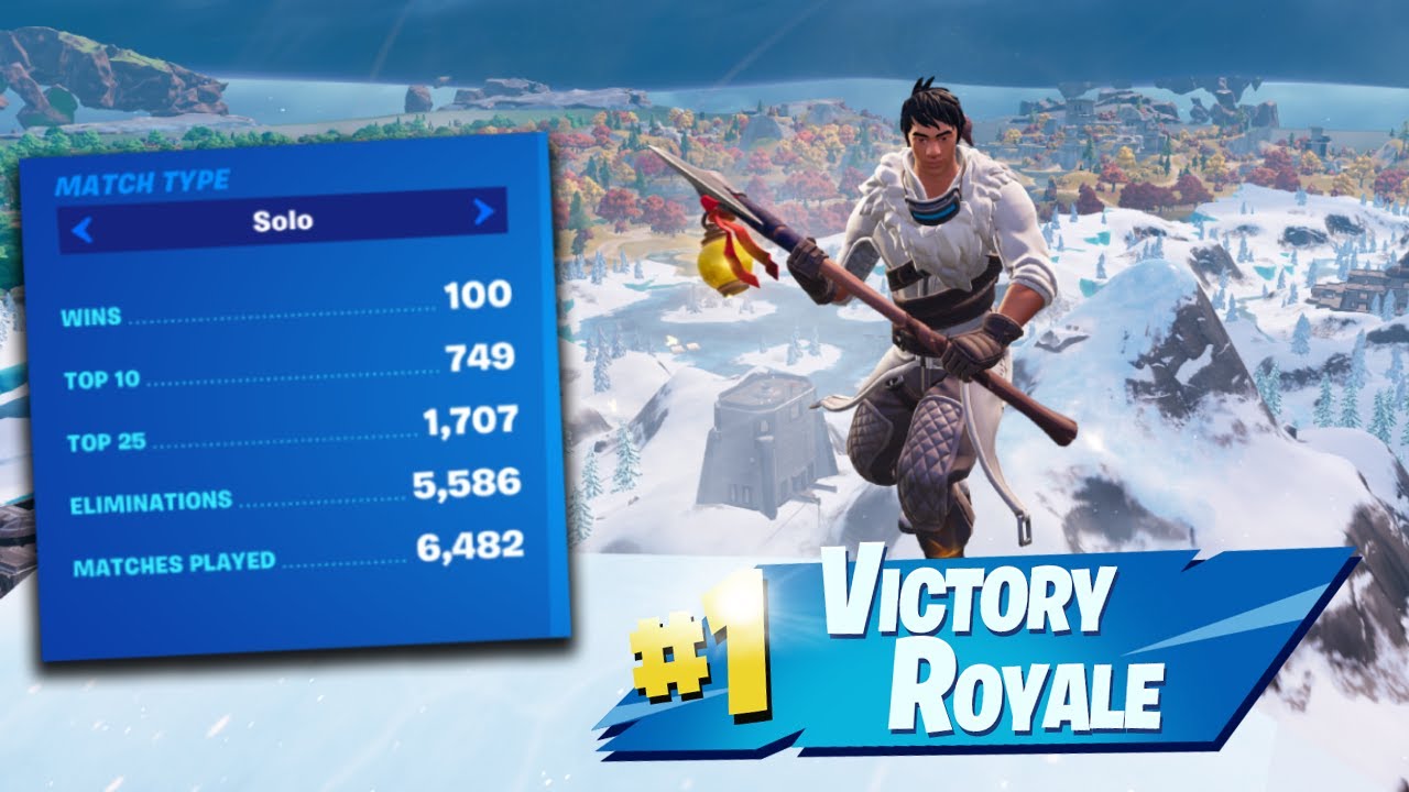 My 100th Win in Fortnite! - YouTube
