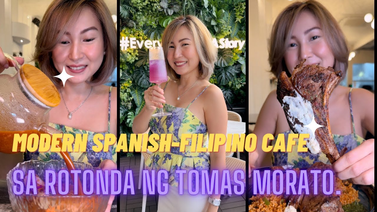 Modern Spanish-Filipino Cafe sa Rotonda ng Tomas Morato. - YouTube