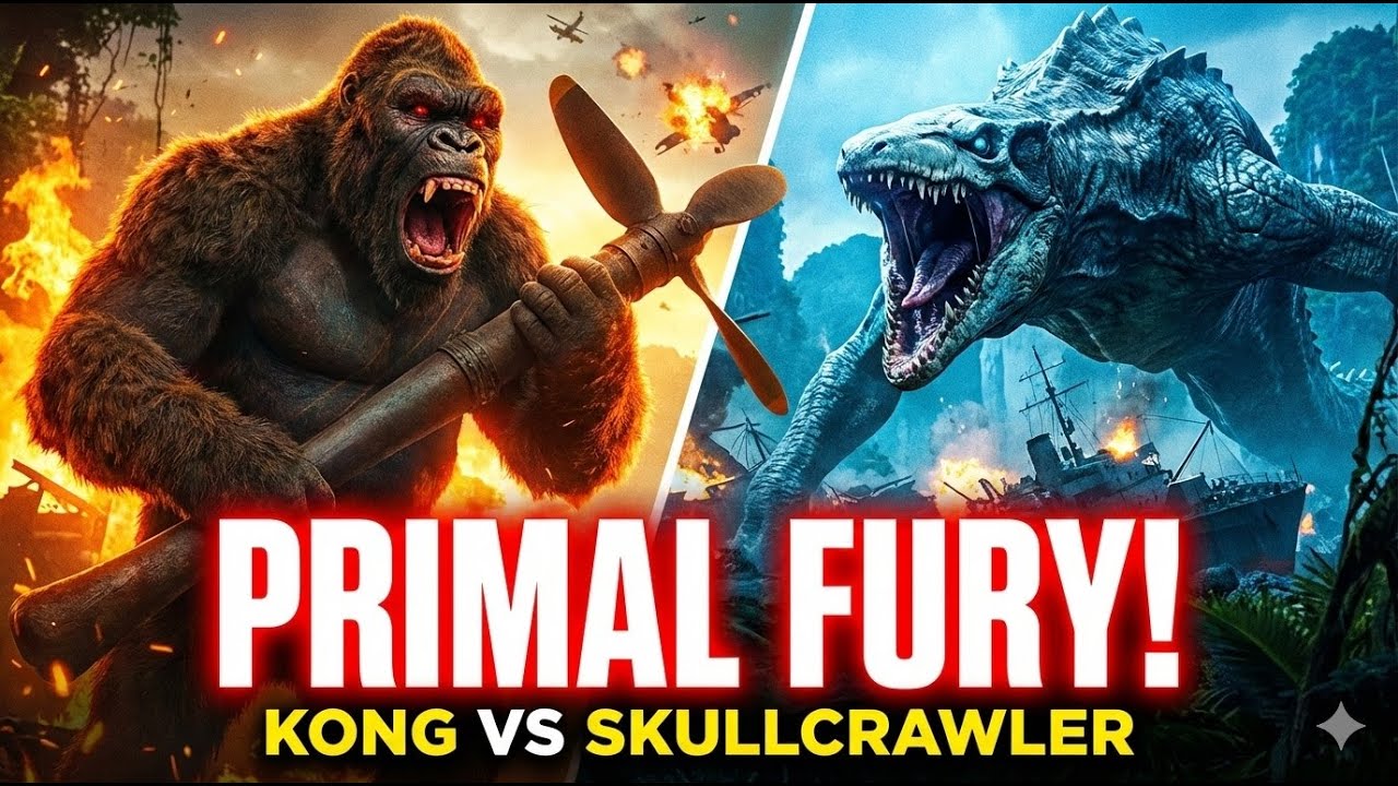 King Kong vs Skullcrawler The Brutal Final Battle Breakdown 4K - YouTube