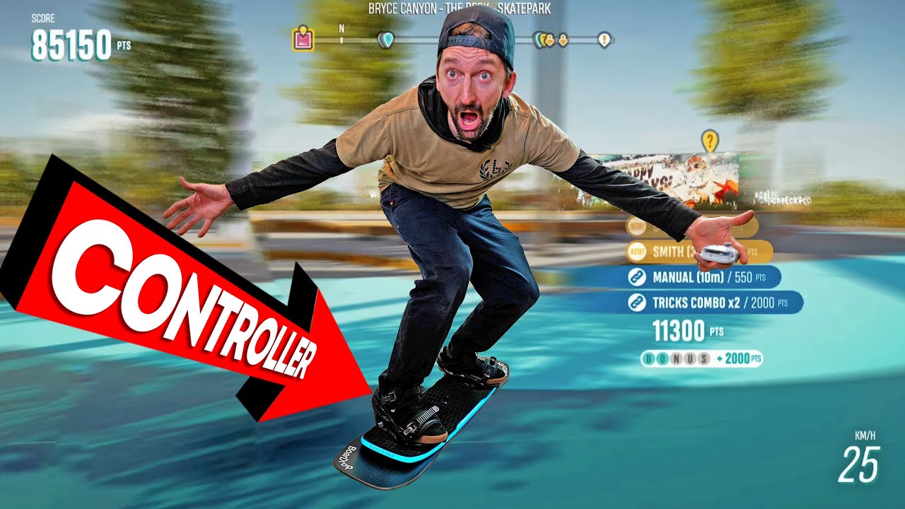 REAL SNOWBOARD CONTROLLER FOR XBOX!? - YouTube