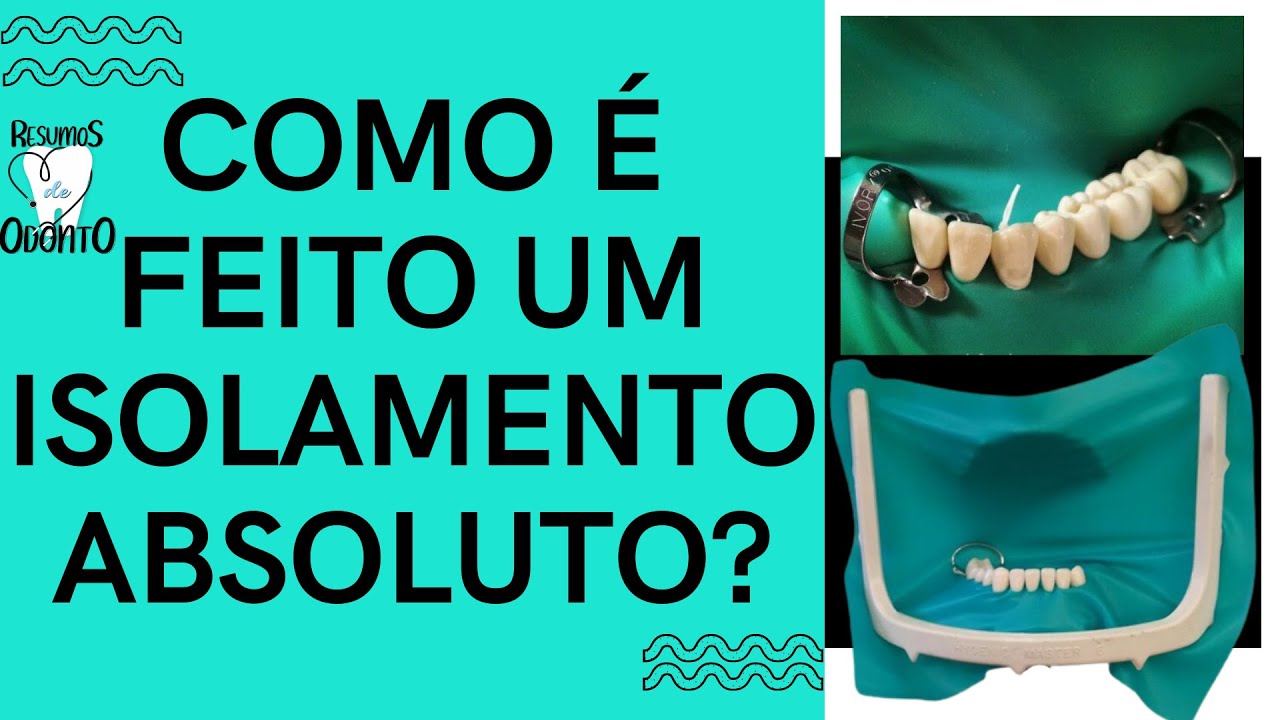 PASSO A PASSO ISOLAMENTO ABSOLUTO - Como fazer?? Saiba mais sobre esse ...