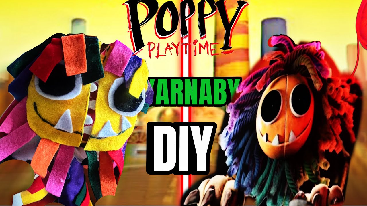 How to make Yarnaby plush from poppy playtime - YouTube