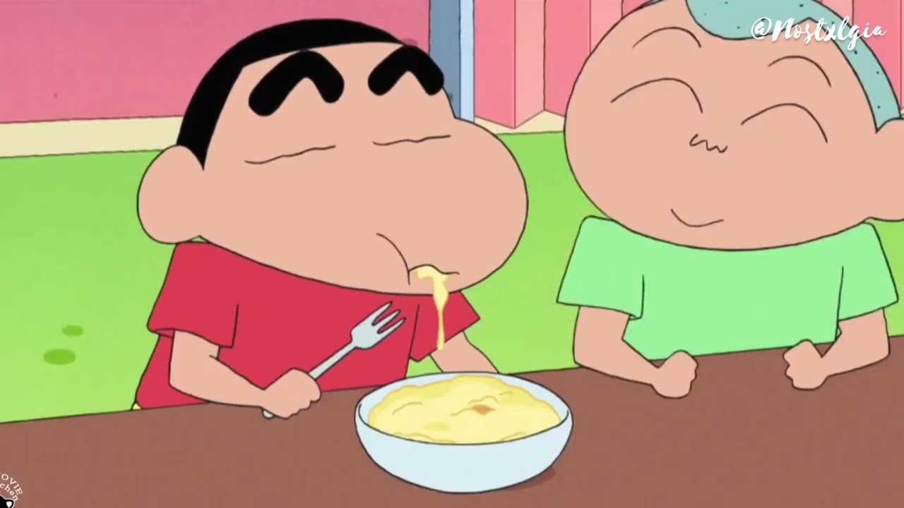 Shin Chan's favorite food compilation - YouTube