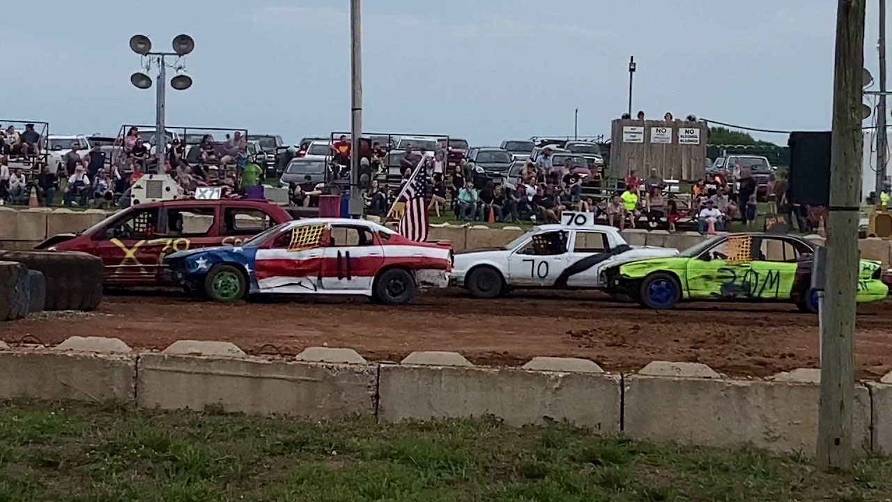 Hillbilly Speedway 6 cylinder race Fair Grove, MO - YouTube