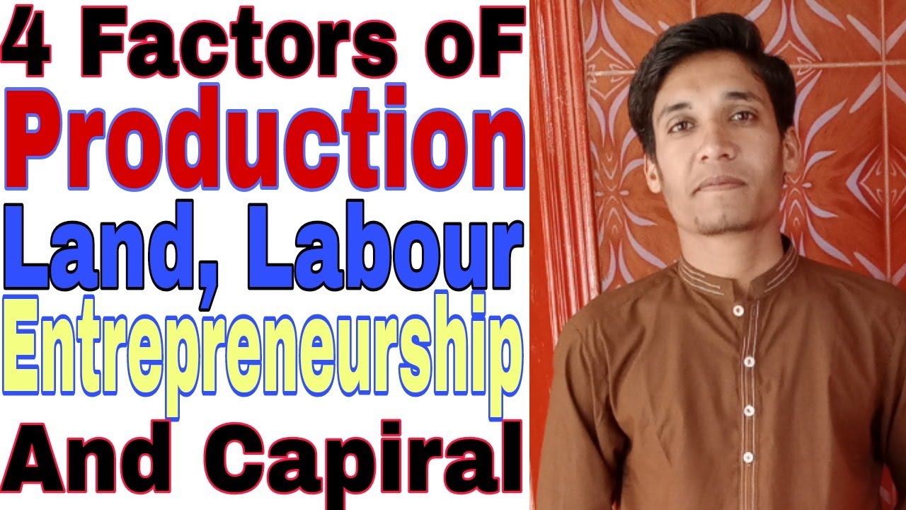 4 factors of production| The Business inFo| Land, labour, capital - YouTube