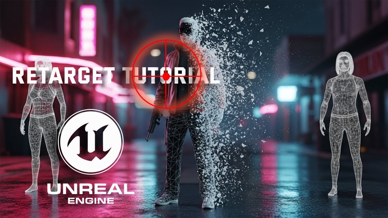 COMO FAZER RE-TARGET NA UNREAL ENGINE By VISION DESIGN - YouTube