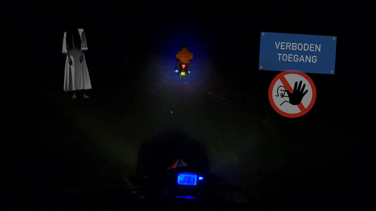 CROSSEN IN HET DONKER IN EEN HORROR BOS! BROMMER VLOG #14 - YouTube