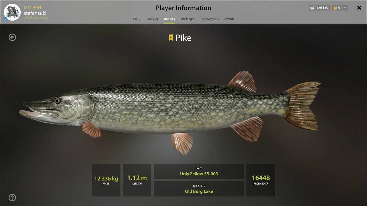 Russian Fishing 4 RF4 Old Burg Trophy Pike - YouTube