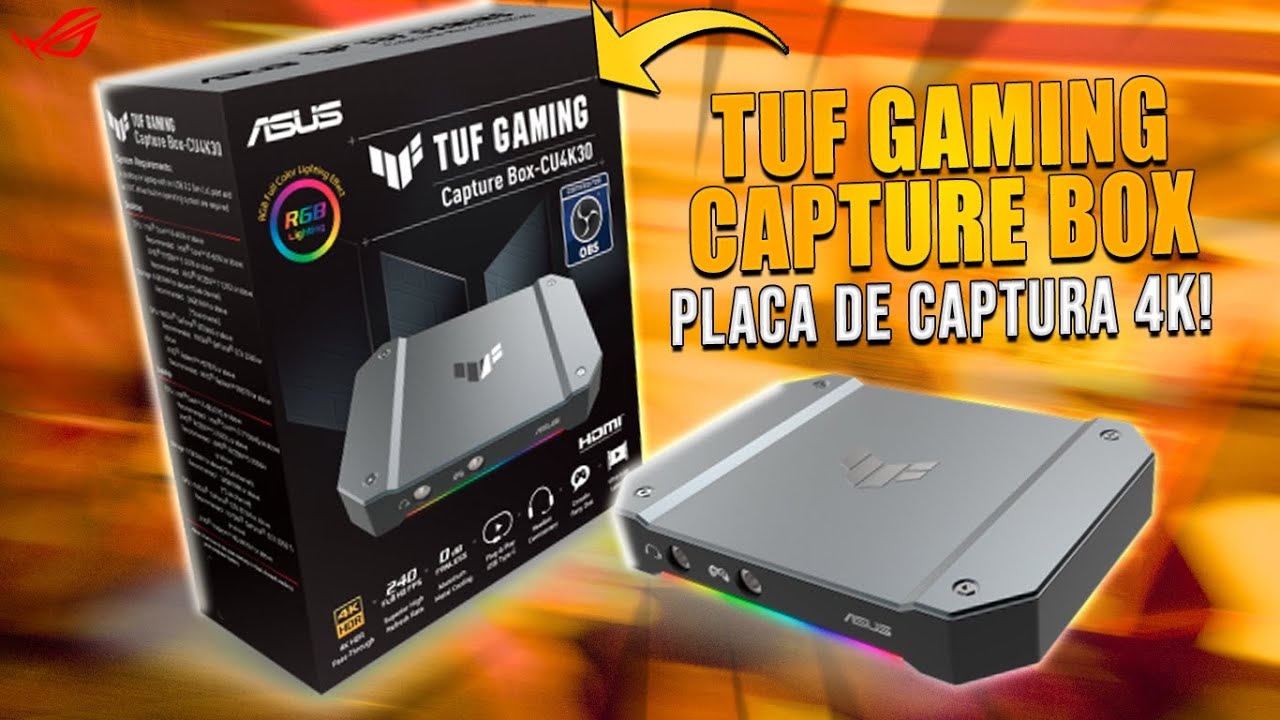 Placa de captura ASUS TUF Capture Box - YouTube