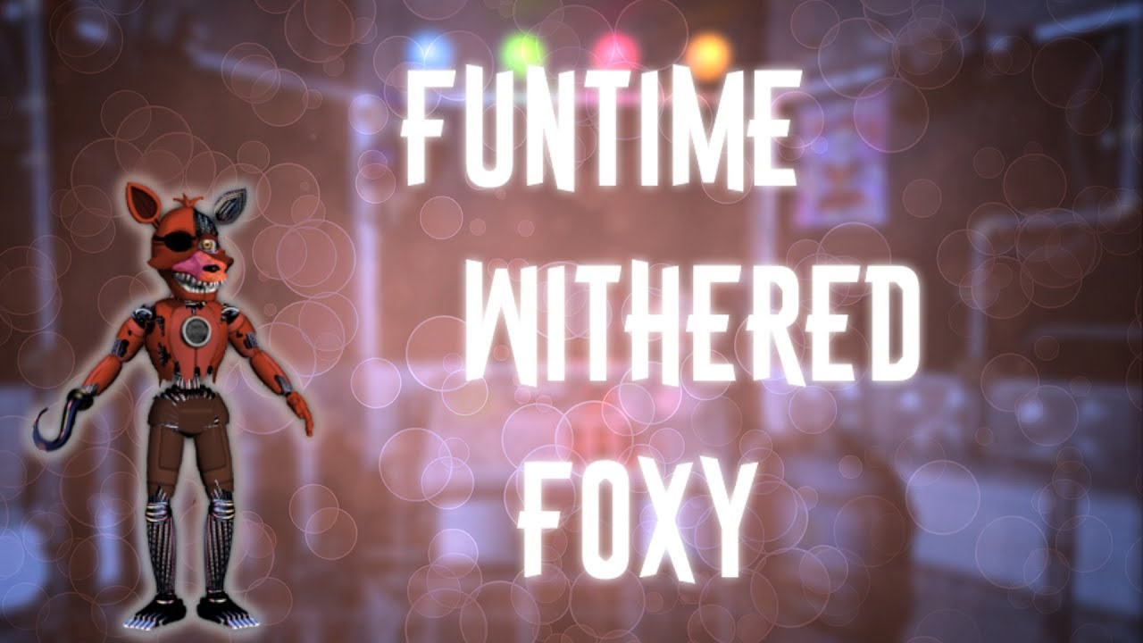 [FNAF | Speed Edit] Making Funtime Withered Foxy (FNaF 2) - YouTube