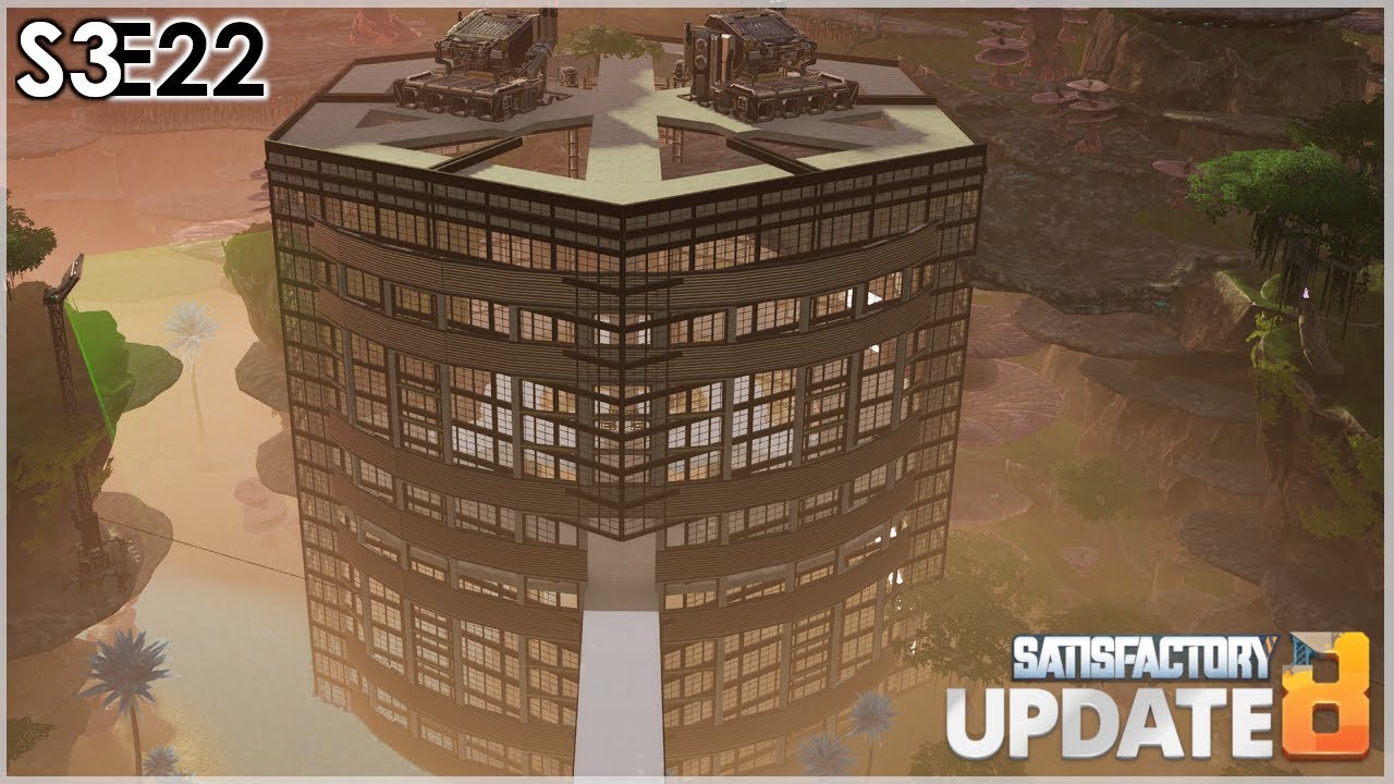 Satisfactory Update 8 E22: Assembly Director Systems Building - YouTube