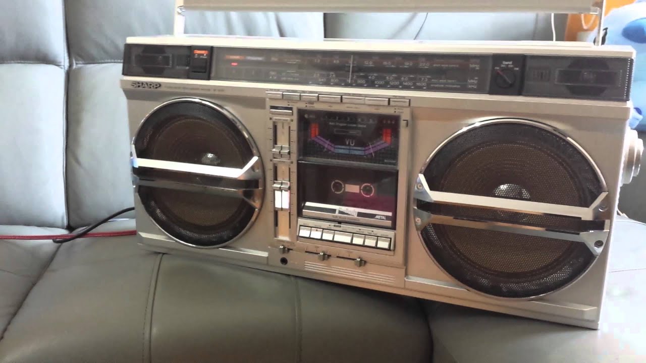 80年代 SHARP GF-9000 boombox - YouTube
