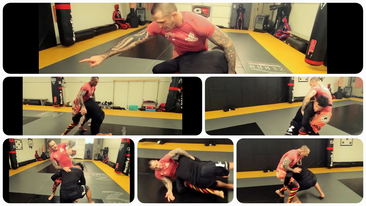 MEAT HOOK n Kick Over QUARTER ROLL - Double Leg Wrestling Takedown Shot ...