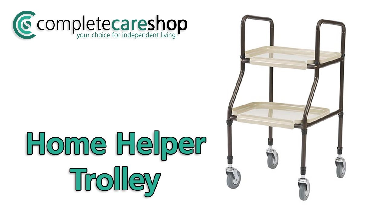 Home Helper Trolley - Helps You Around The Home - YouTube
