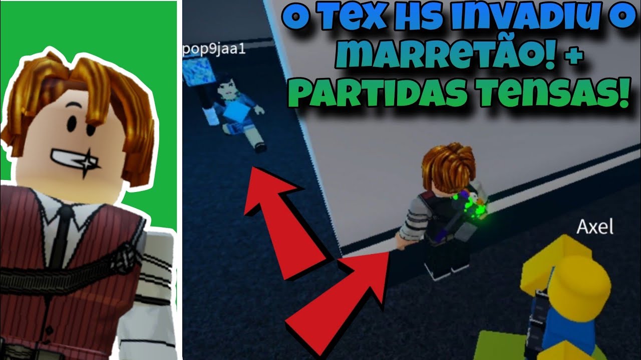 O TEX HS INVADIU O MARRETÃO! + PARTIDAS TENSAS! | Roblox Flee The ...