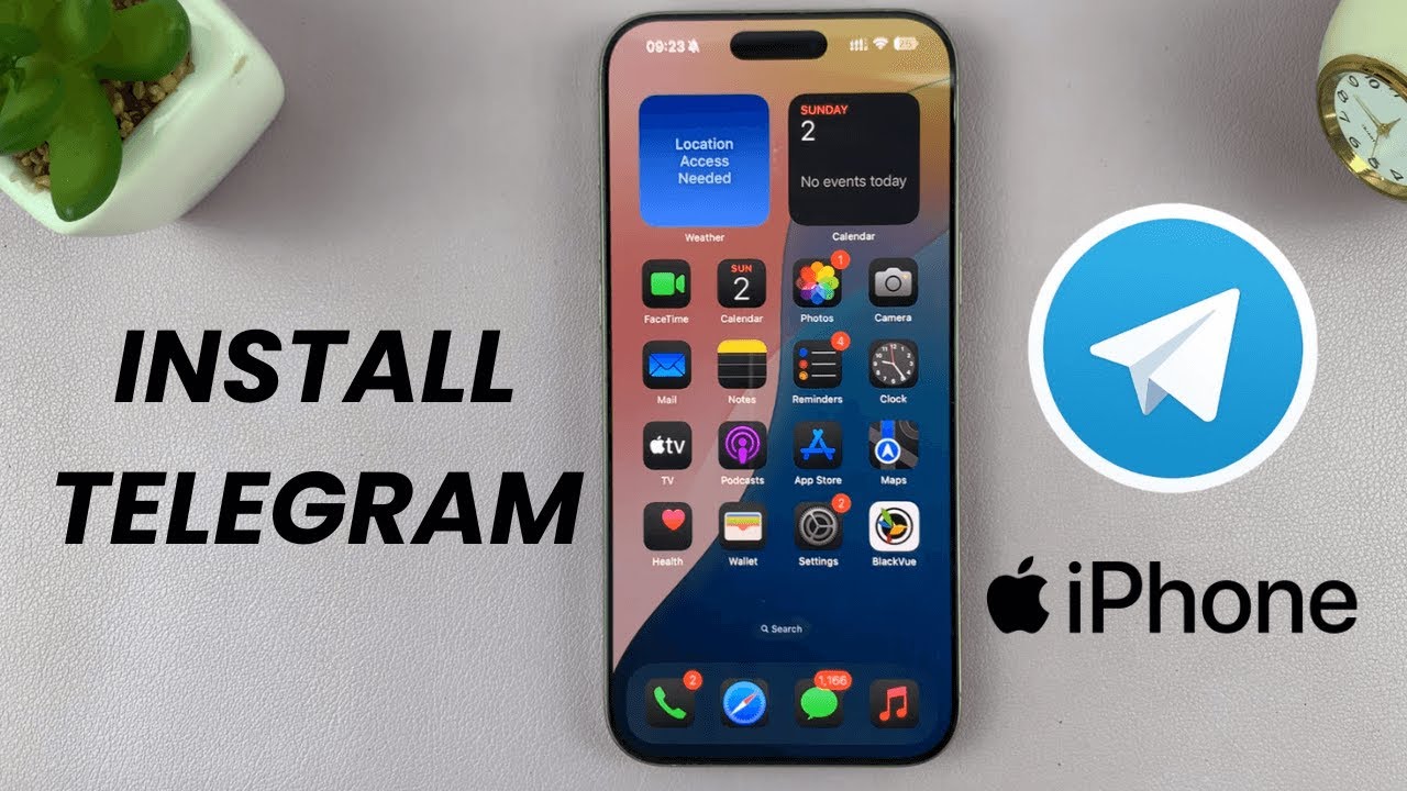 How To Install Telegram App On iPhone - YouTube