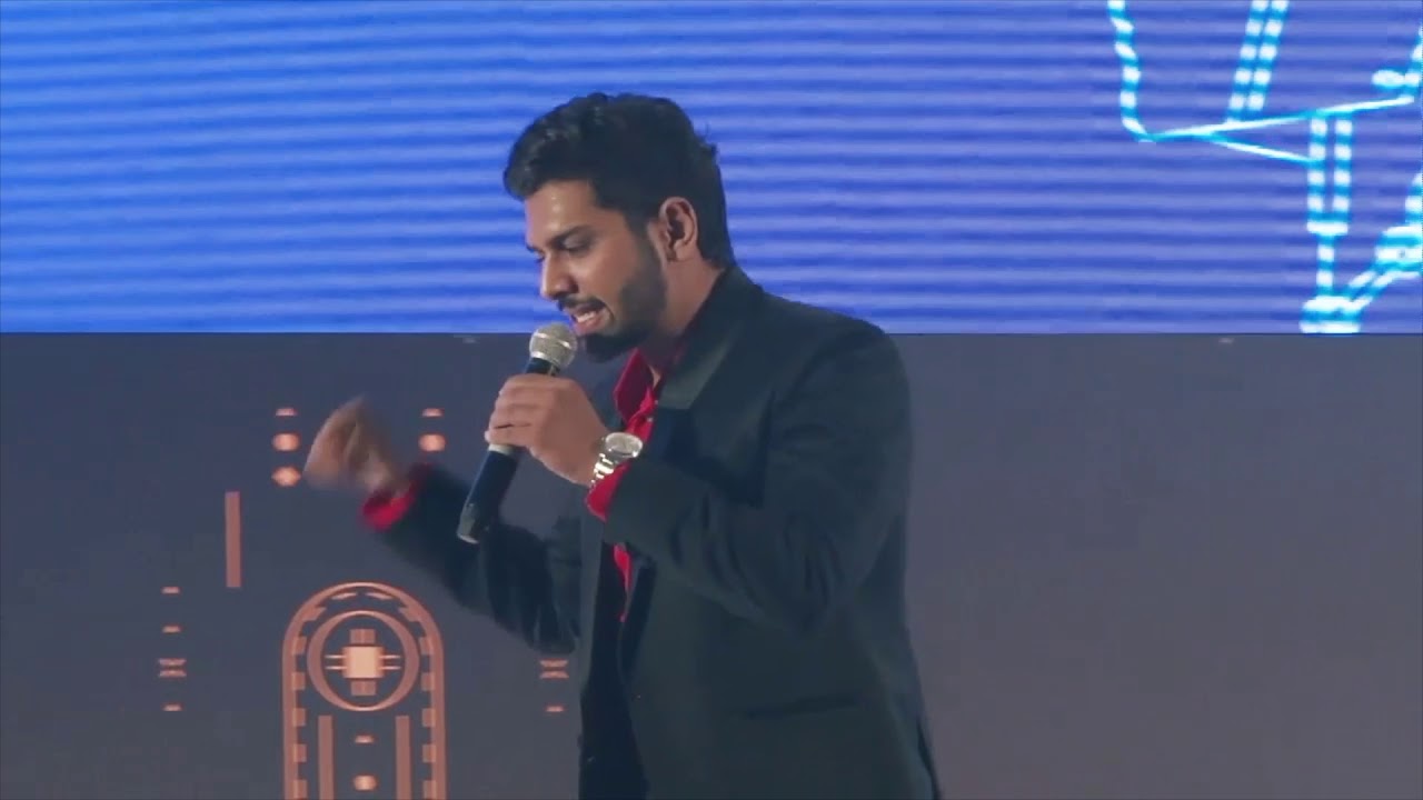 MC Anuj Char hosting a corporate annual day with awards and entertainent! - YouTube