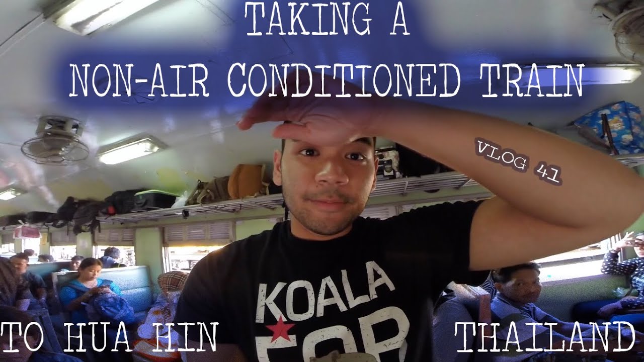 SWEATING IN A NON-AIR CONDITIONED TRAIN WITH THAI PEOPLE (Southeast ...