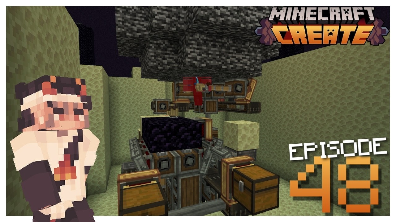 I made an AUTOMATIC WITHER FARM in the CREATE MOD!! | Minecraft Create ...