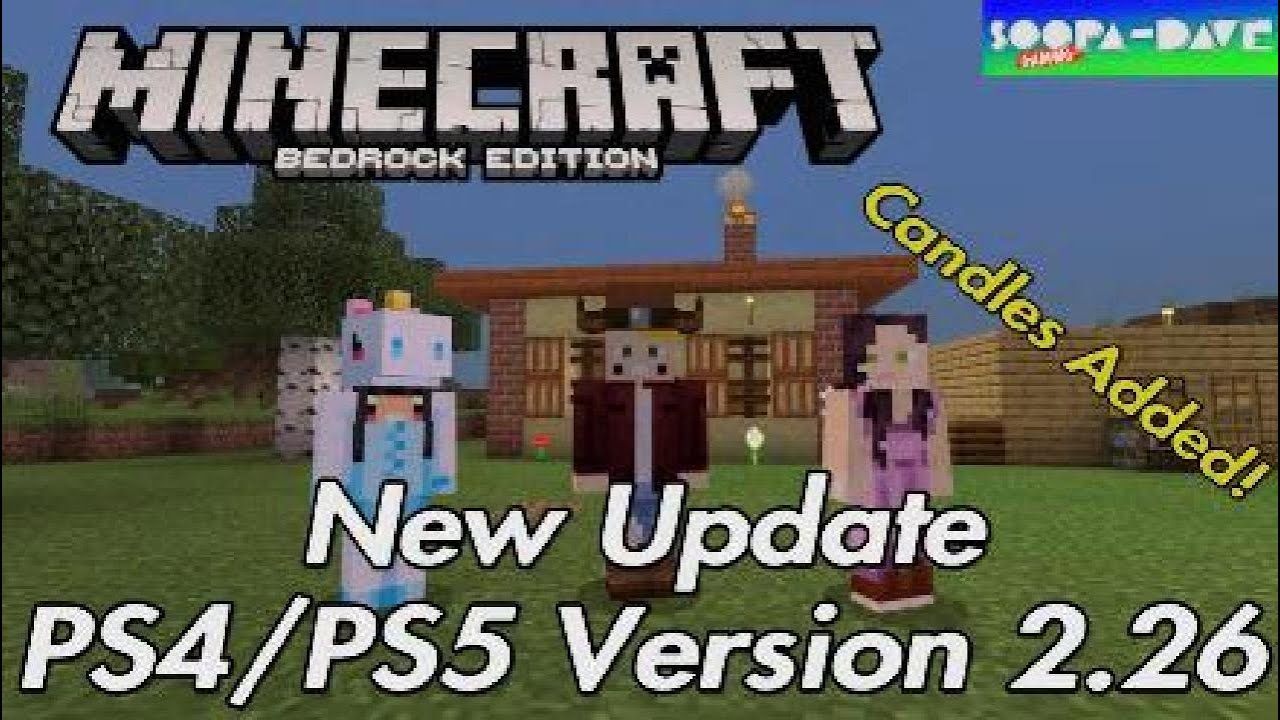 Minecraft Bedrock Edition PS4 PS5 Update Version 2.26 Candles Added ...