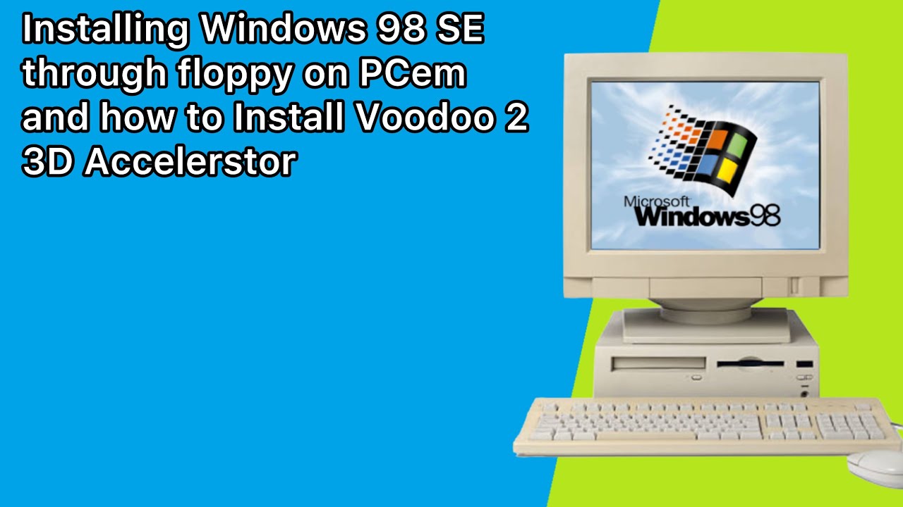 Installing Windows 98 SE booting through floppy drive and Install ...