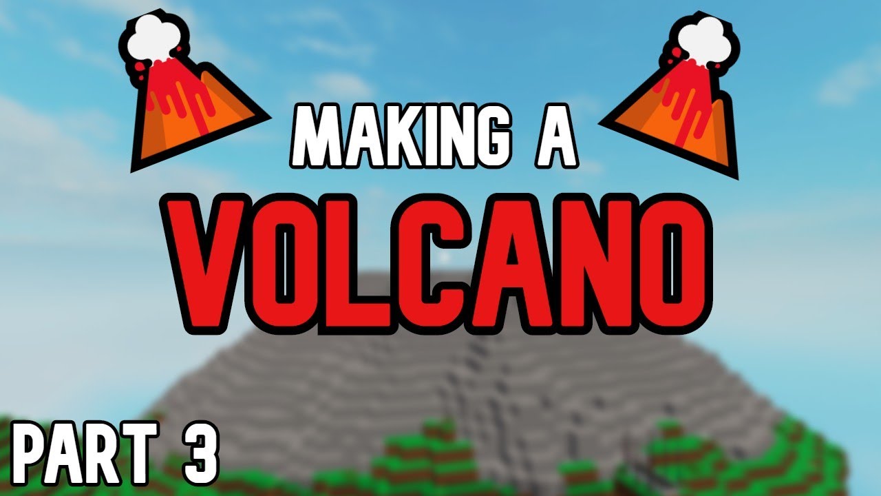 Making A Volcano Part 3| Roblox Skyblock - YouTube
