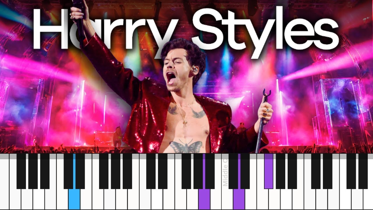 How to play AS IT WAS by Harry Styles - Piano Tutorial for Singing ...