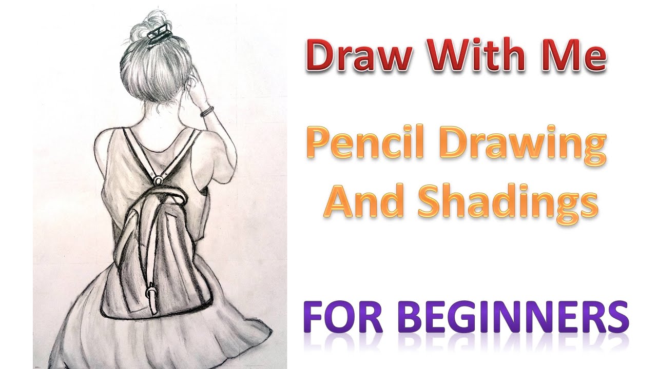Girl with sack Drawing Tutorial Easy Step By Step I Girl Face Drawing I ...