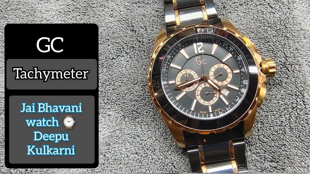 GC watch ⌚ service || Tachymeter || ceramic. - YouTube