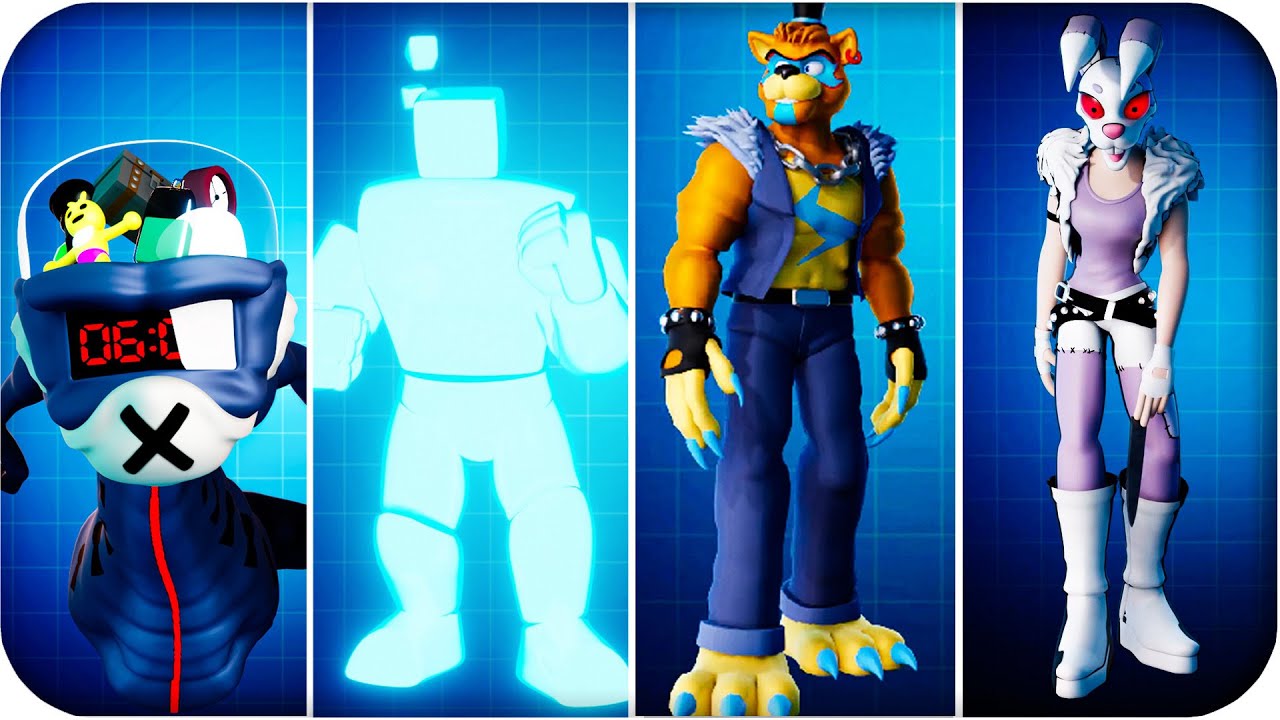 FNAF AR - Security Breach: Fury's Rage Sub-characters - YouTube