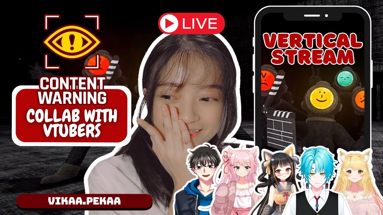 🔴 [VERTICAL STREAM] COLLAB MAIN GAME HOWOW BARENG 5 VTUBER !! - Content ...
