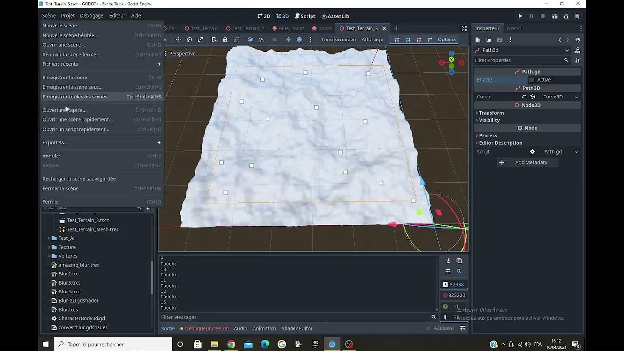 Godot 4 | Terrain Mesh Deform with Multiple Path (improvement) - YouTube