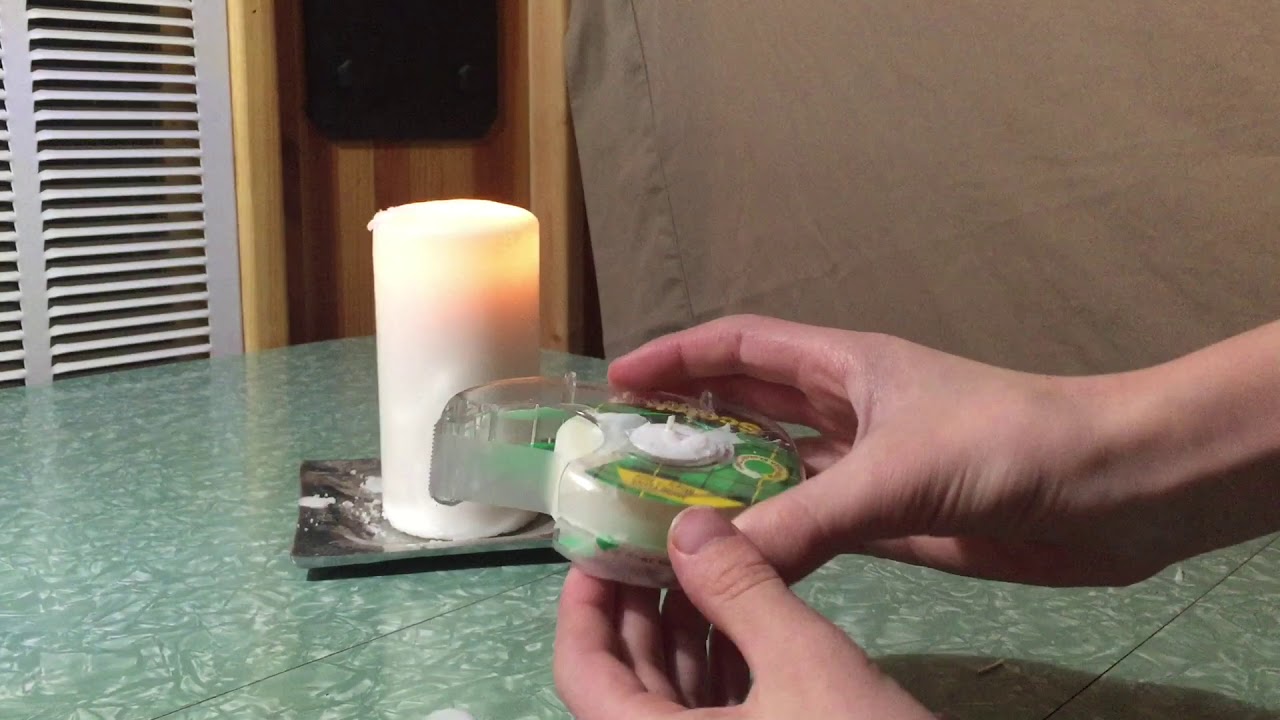 How To Make A Mini Candle Out Of Household Materials - YouTube