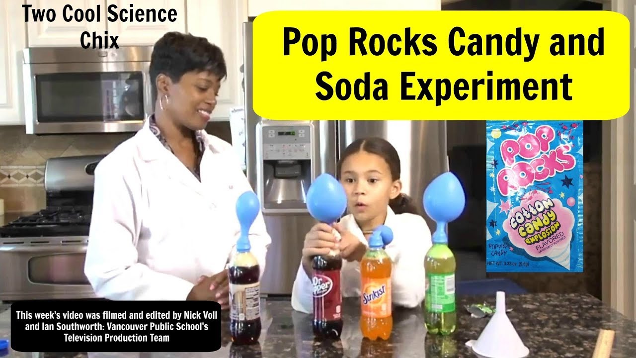 Pop Rocks and Soda Experiment: Akyah and Her Nana - YouTube